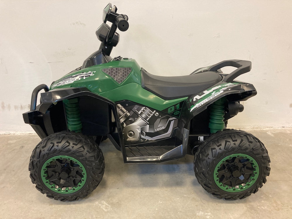 Python Kinderquad 12V (groen) | Trapautodealer.nl