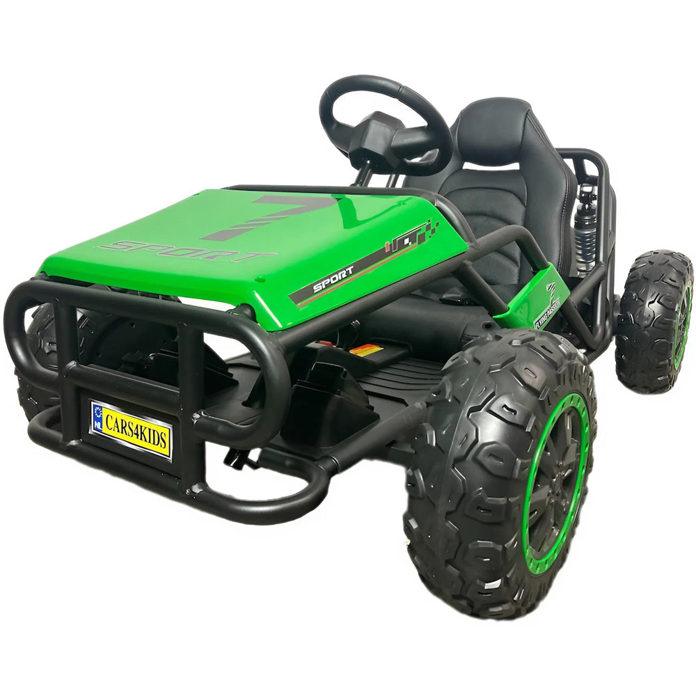 Spark elektrische kinderbuggy 24V 200 Watt (groen) | Trapautodealer.nl