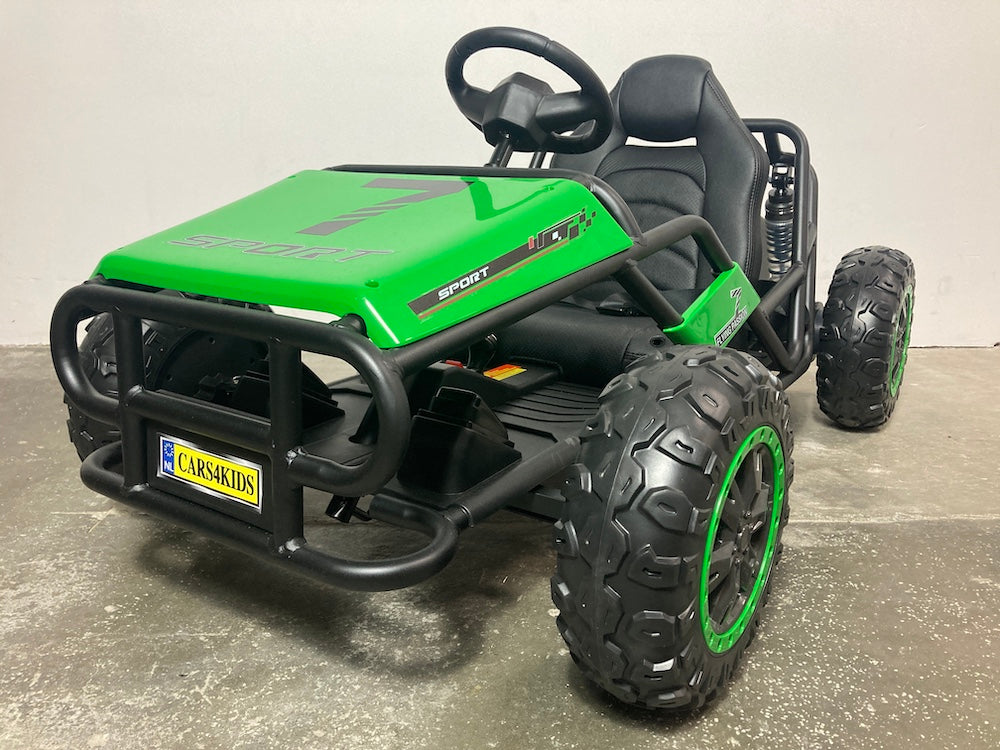 Spark elektrische kinderbuggy 24V 200 Watt (groen) | Trapautodealer.nl